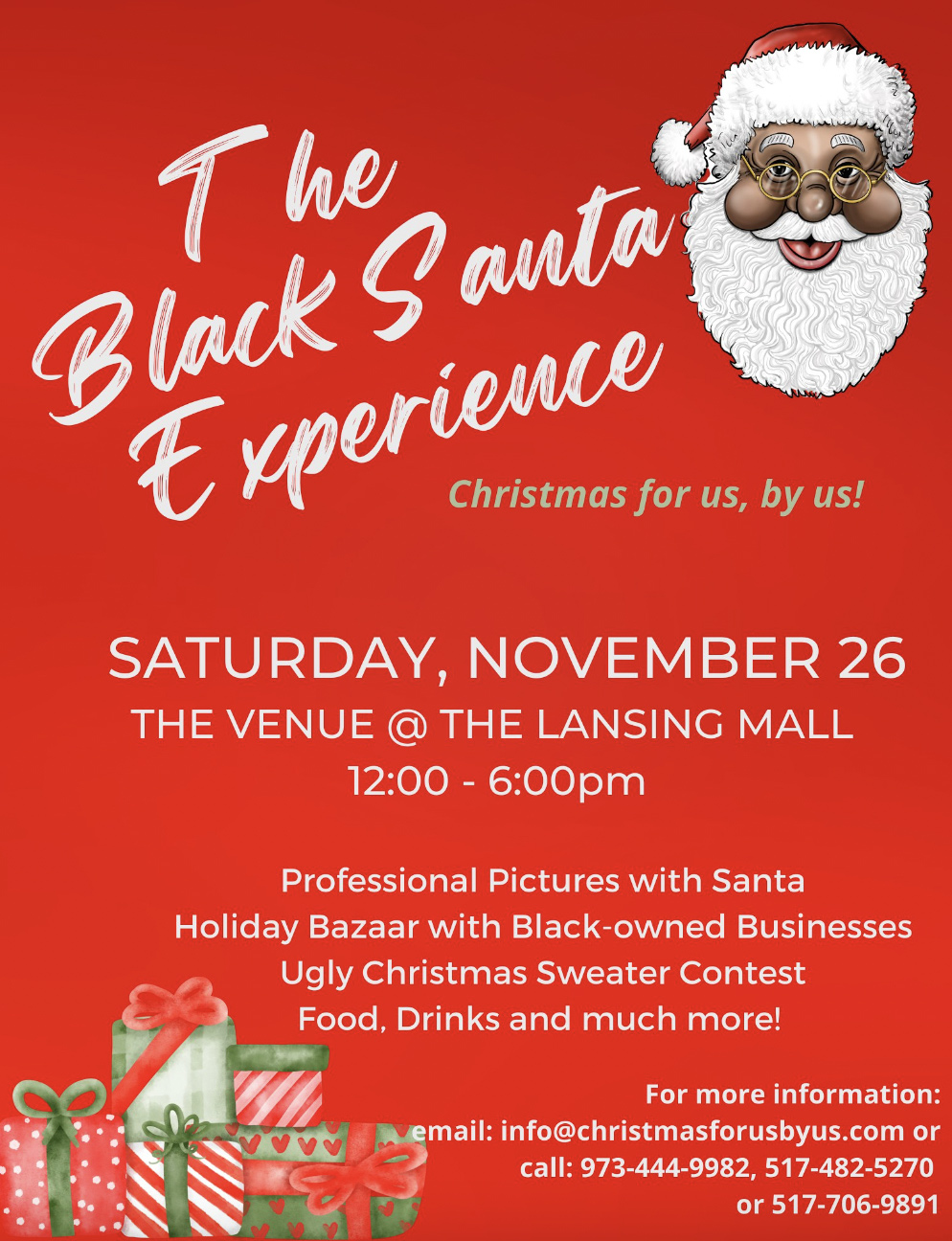 The Black Santa Experience is Coming to the Venue at the Lansing Mall ...